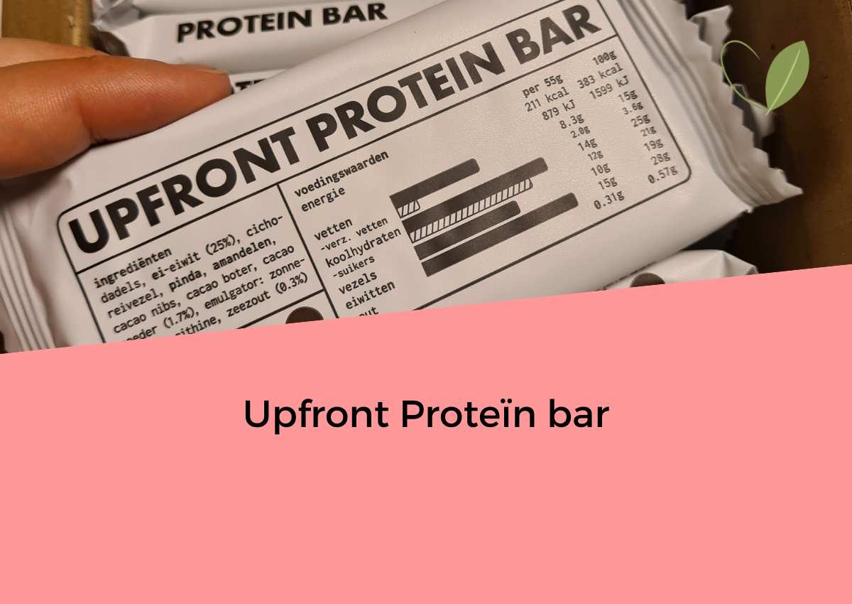 Upfront proteïn bar | Deveny Tolboom